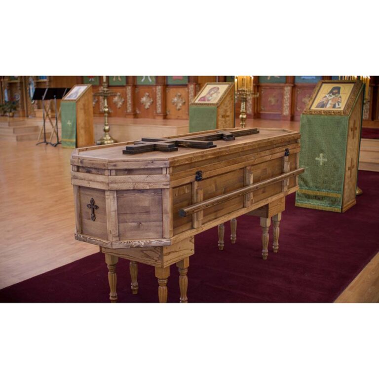 Alaskan Pine Casket – Holy Archangel Candles