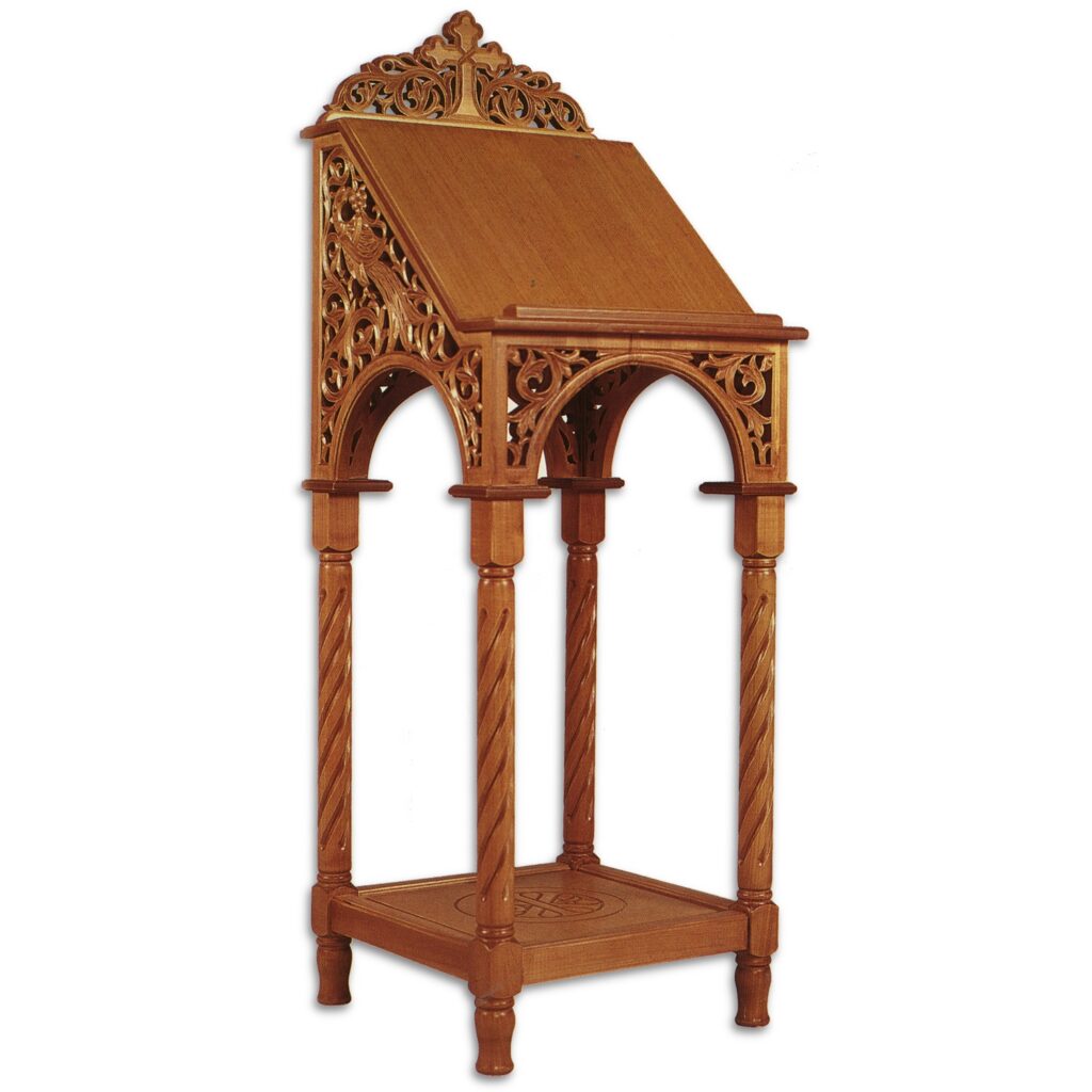 Hand Carved Icon Stand – Holy Archangel Candles