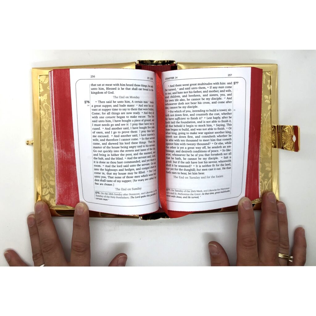 Pocket Gospel with English KJV Text – Small 5.5″ x 6.5″ – Holy ...