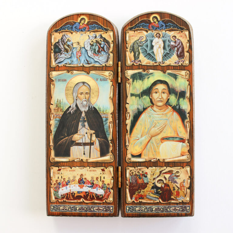 Alaskan Icon Diptych: Matushka Olga and St. Herman of Alaska – Holy ...