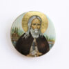 St Herman and Mat Olga Icon Pinback Buttons – Holy Archangel Candles