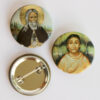 St Herman and Mat Olga Icon Pinback Buttons – Holy Archangel Candles