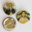 St Herman and Mat Olga Icon Pinback Buttons – Holy Archangel Candles