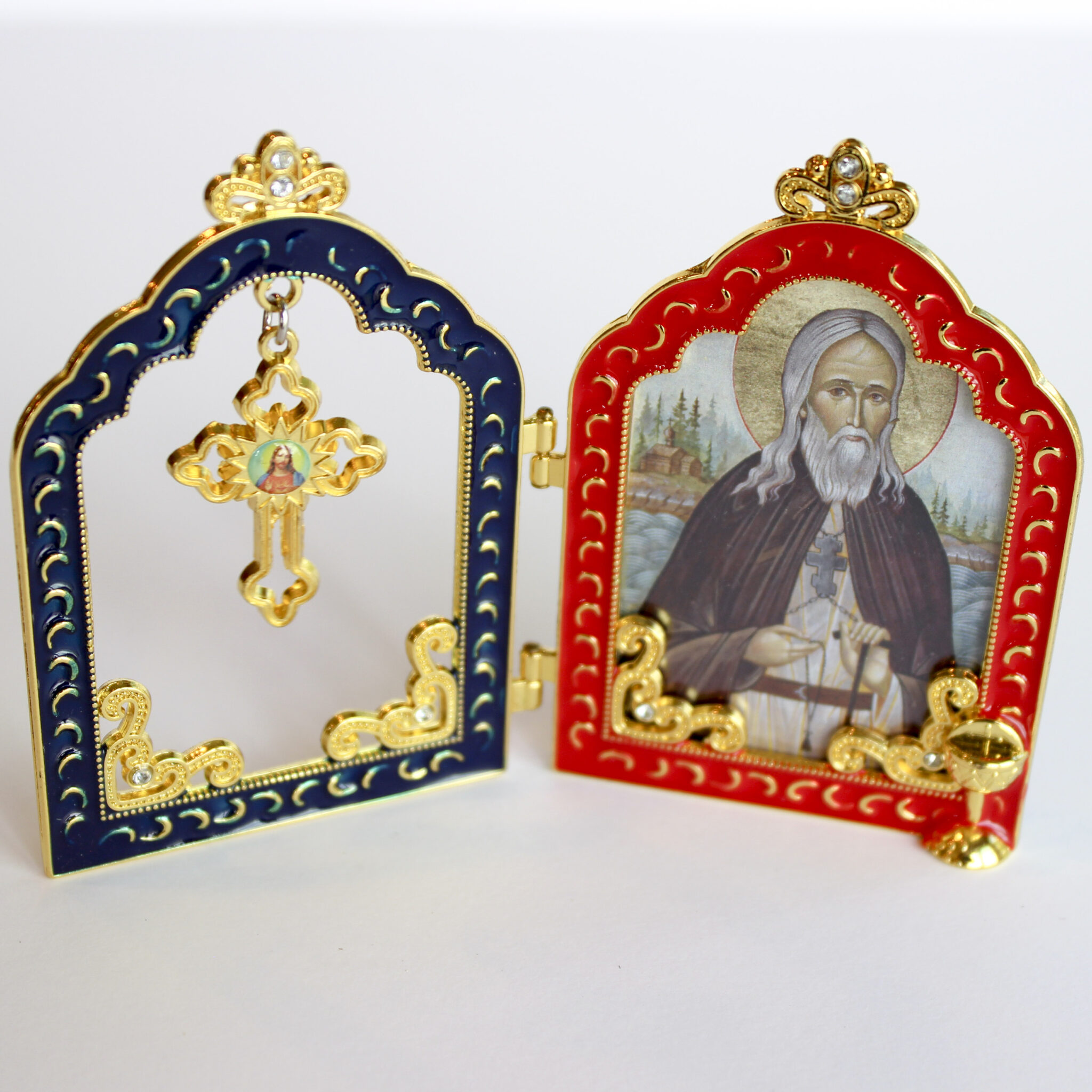 Alaskan Icon Pinback Buttons – Holy Archangel Candles