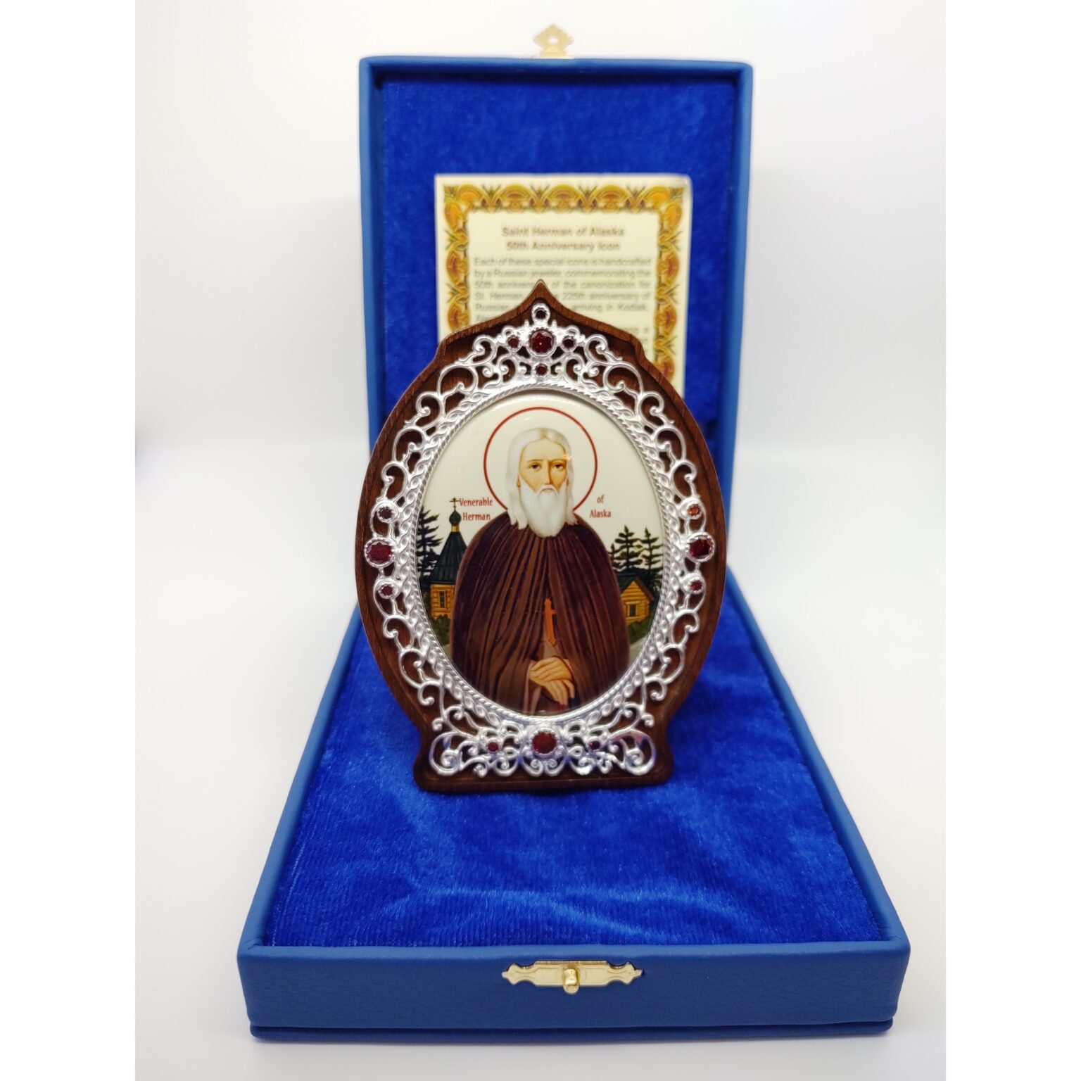 St. Herman 50th anniversary gift icon – Holy Archangel Candles