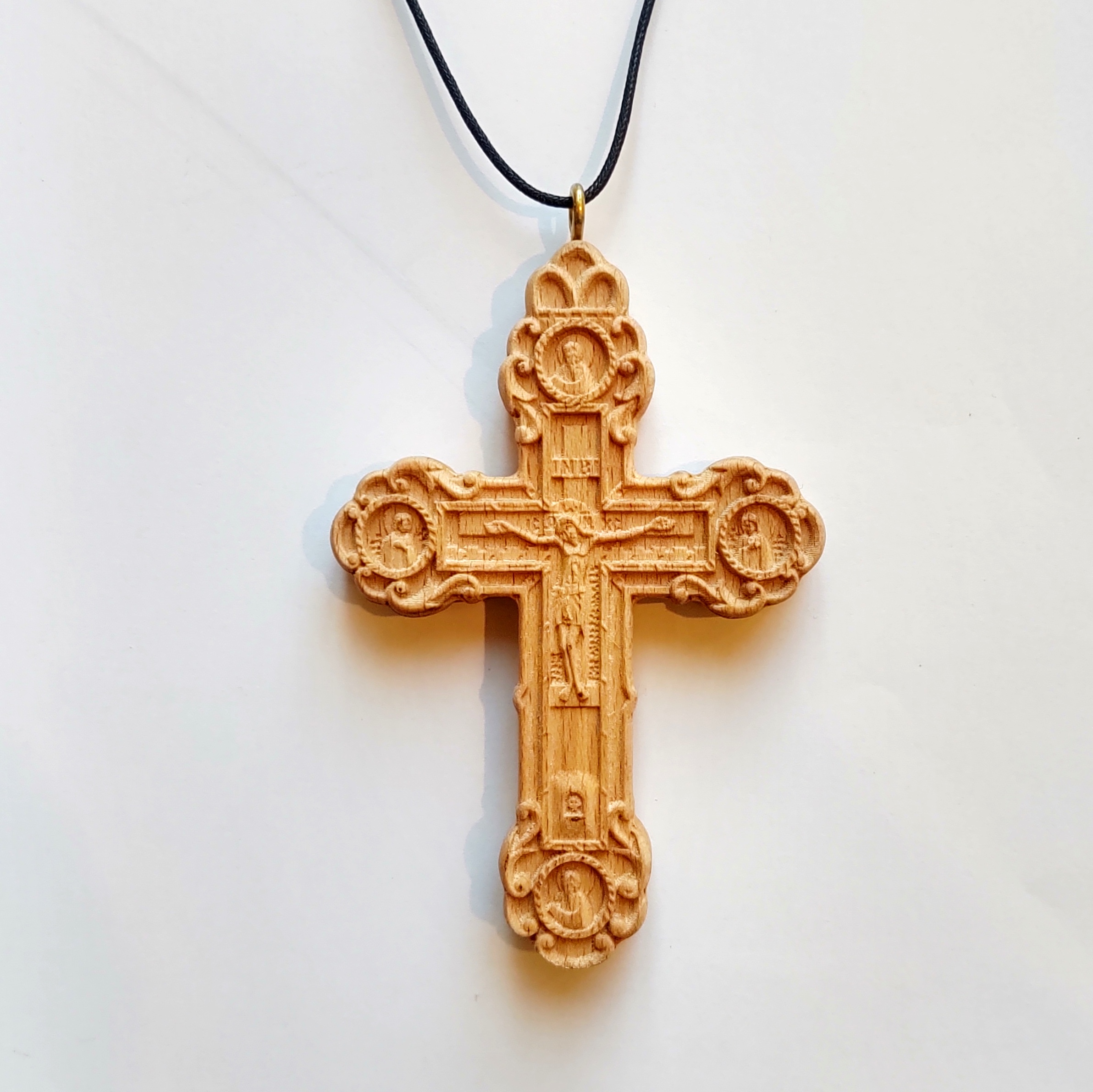 Pectoral Cross, Wood - Holy Archangel Candles