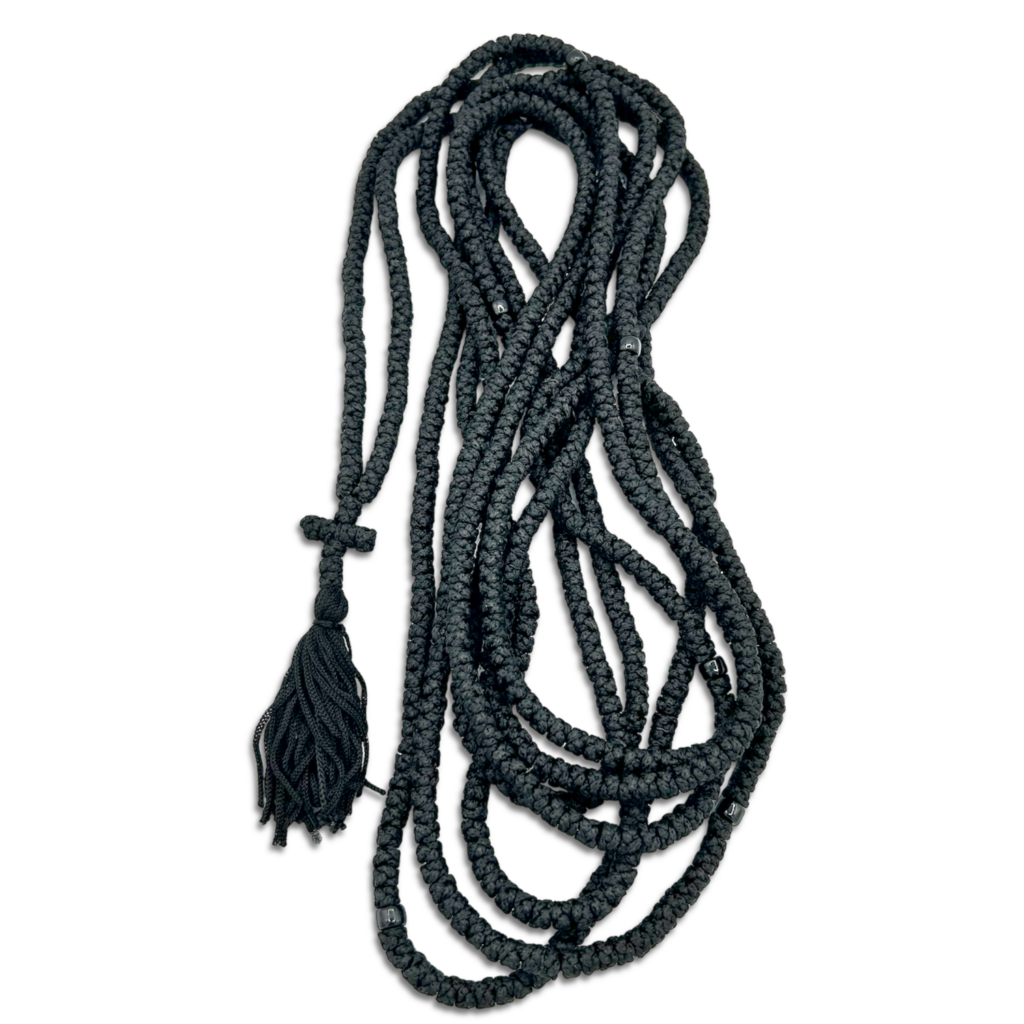 Prayer Rope 1000 knots – Black Silk – Holy Archangel Candles
