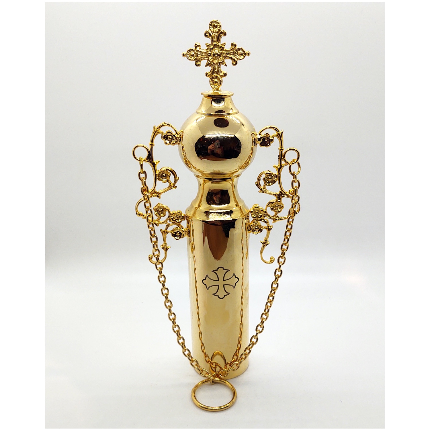 Chrism Vessel - Gold Plated - Holy Archangel Candles