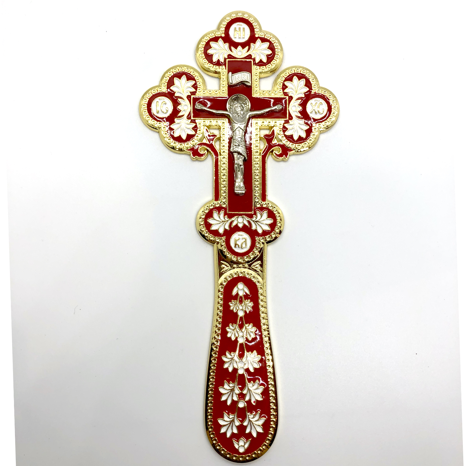 Orthodox cross for home, wood - small - Holy Archangel Candles