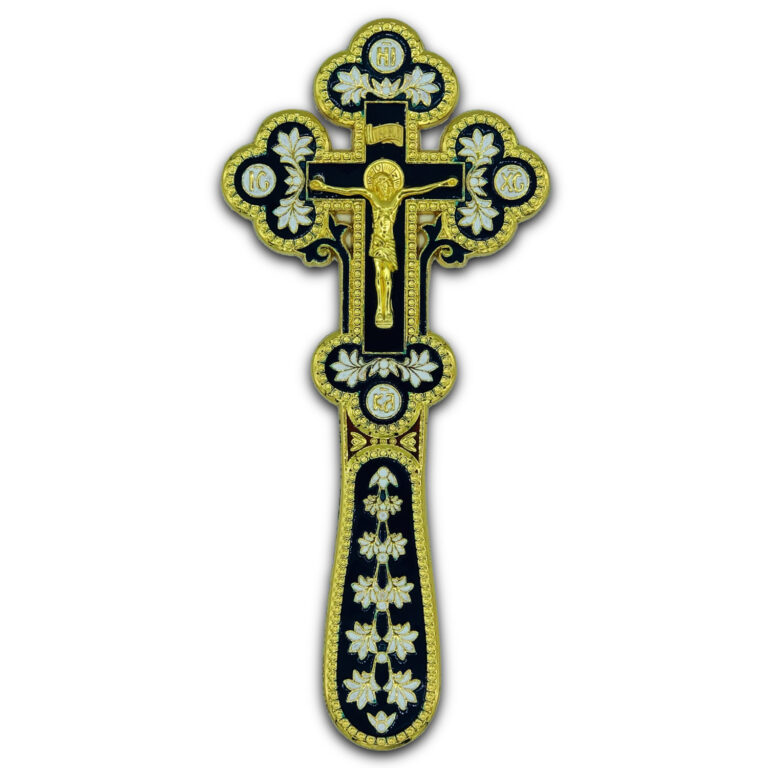 Orthodox cross for home, wood - small - Holy Archangel Candles