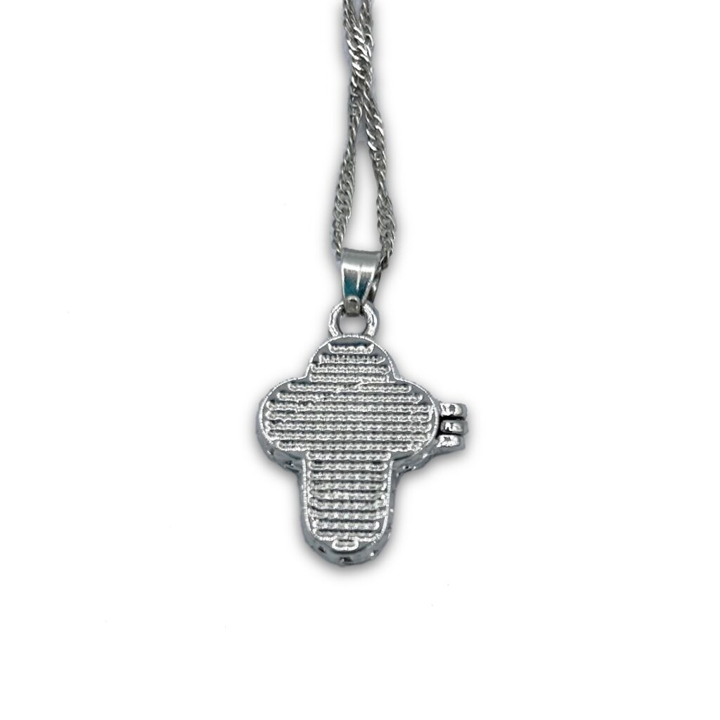 Silver Locket Cross – Holy Archangel Candles