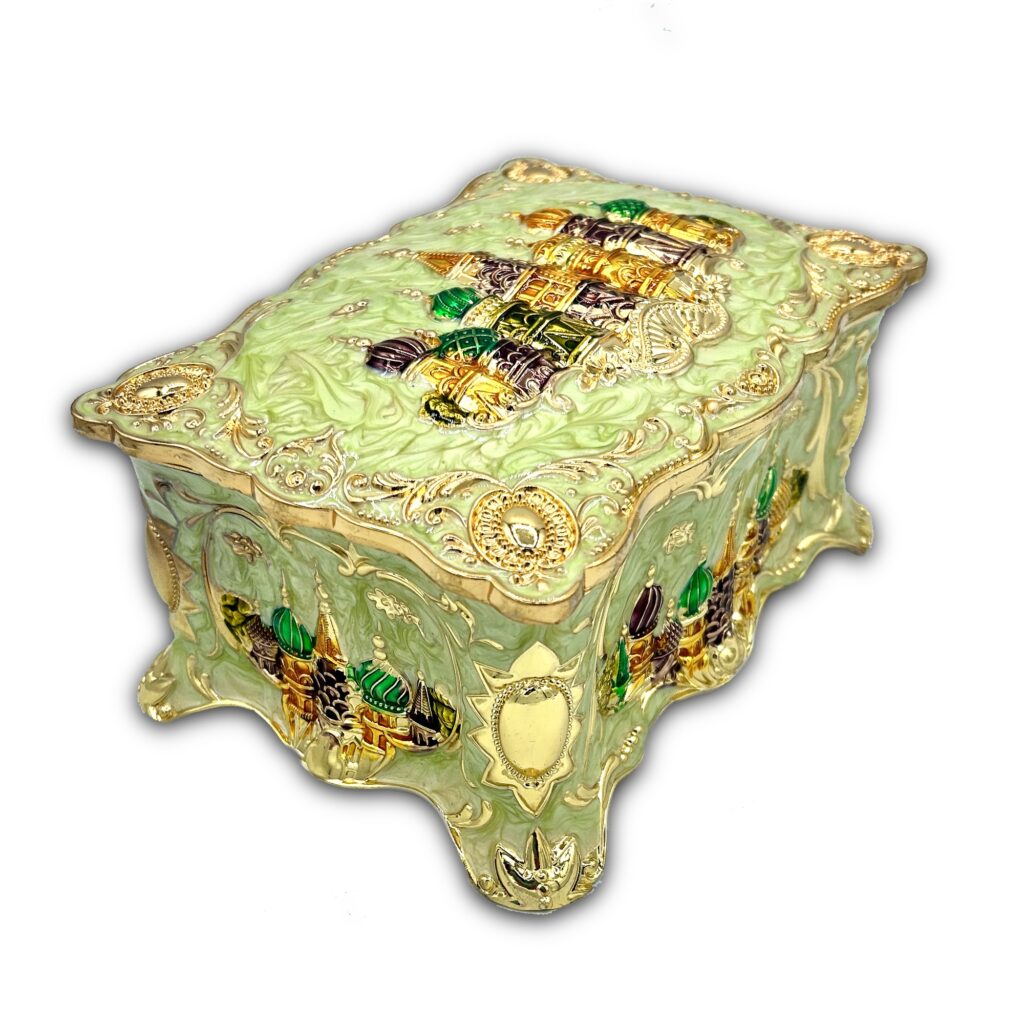 Enamel Cathedral Jewelry Box – Holy Archangel Candles