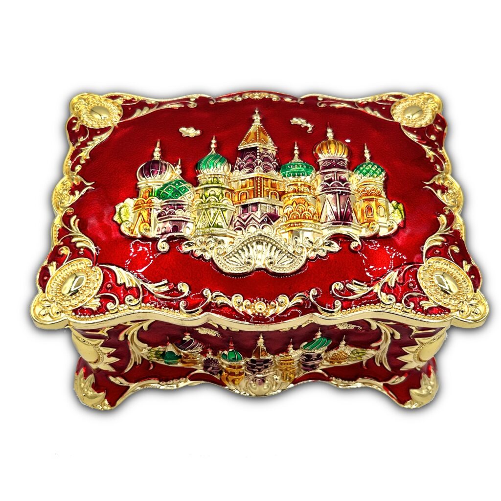 Enamel Cathedral Jewelry Box – Holy Archangel Candles