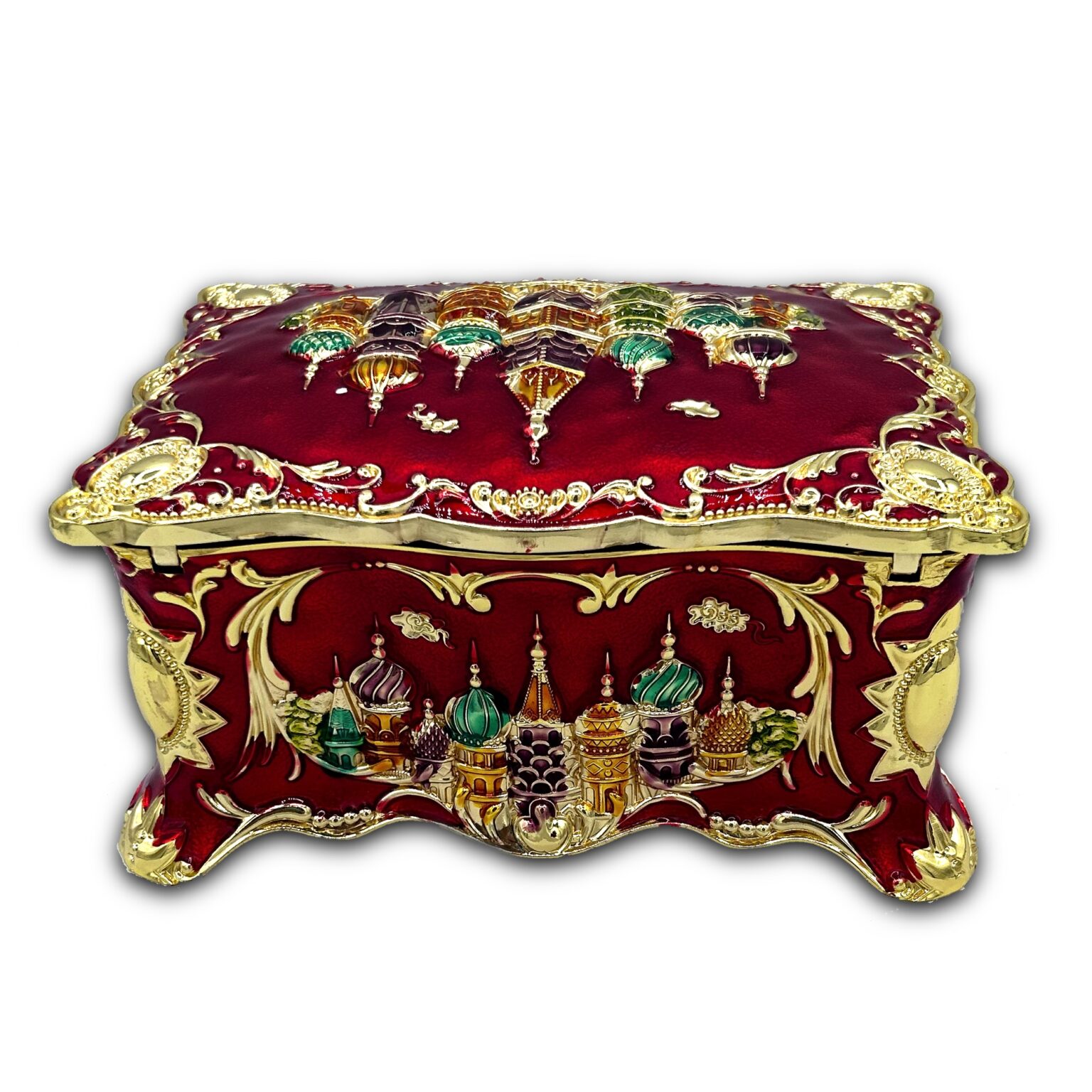 Enamel Cathedral Jewelry Box – Holy Archangel Candles