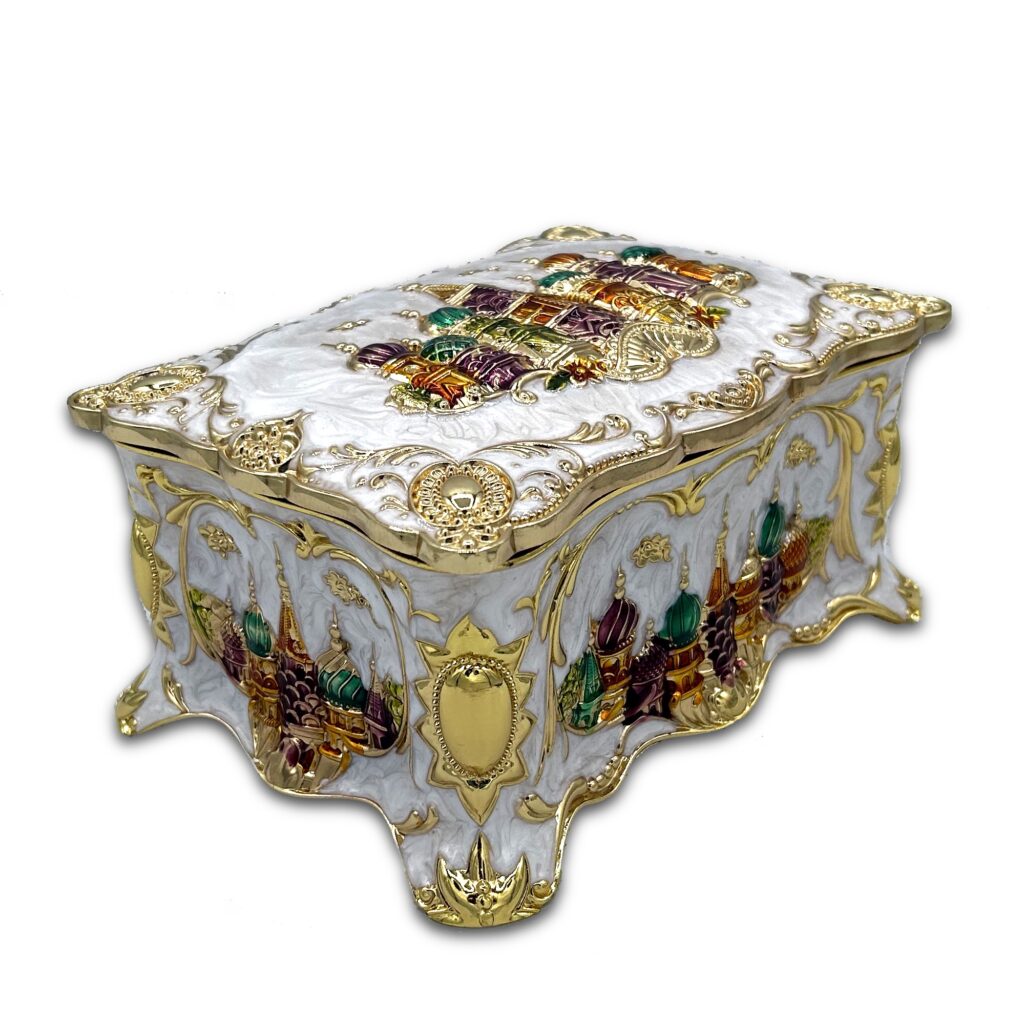 Enamel Cathedral Jewelry Box – Holy Archangel Candles