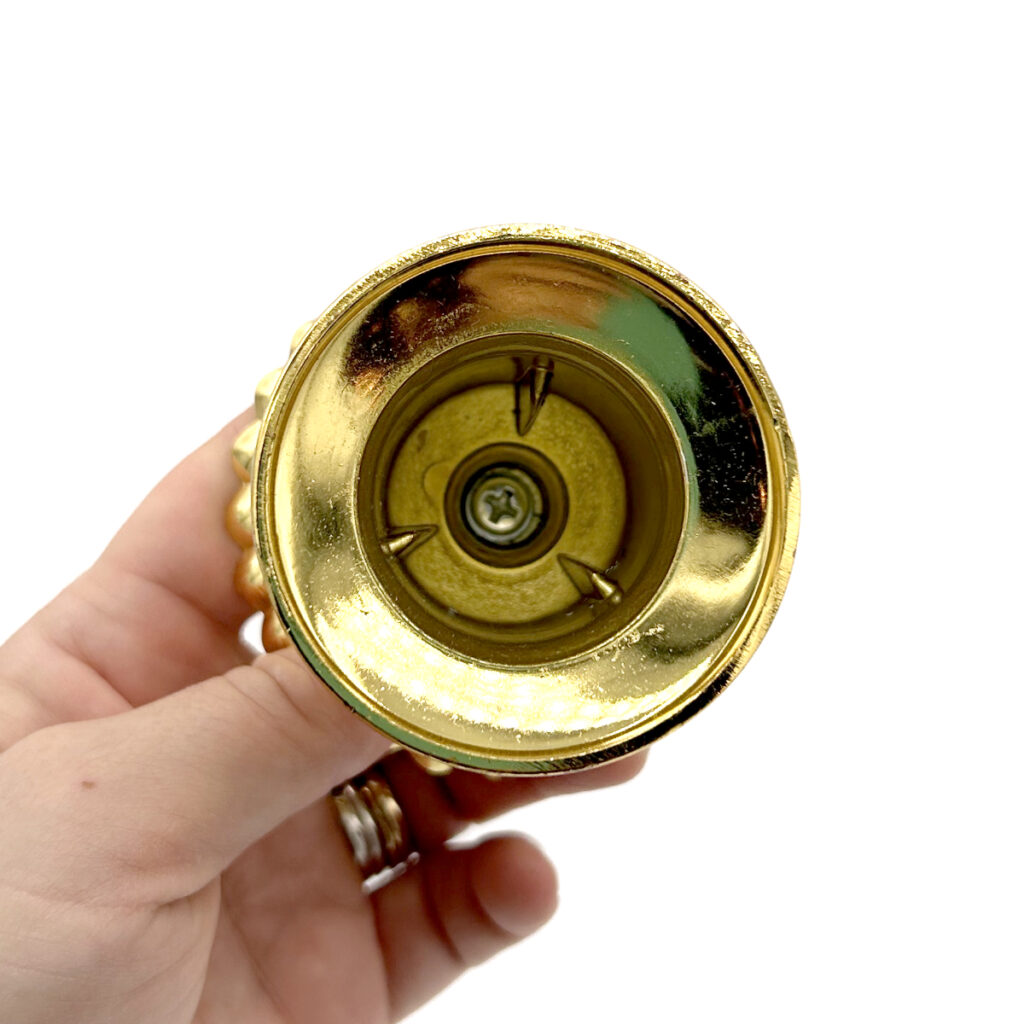 Handheld Candlestick – Gold plated with enamel – Holy Archangel Candles