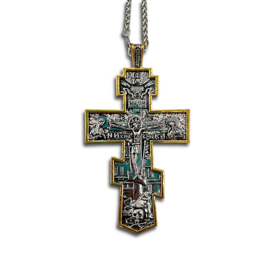 3 Bar Priest Pectoral Cross – Holy Archangel Candles