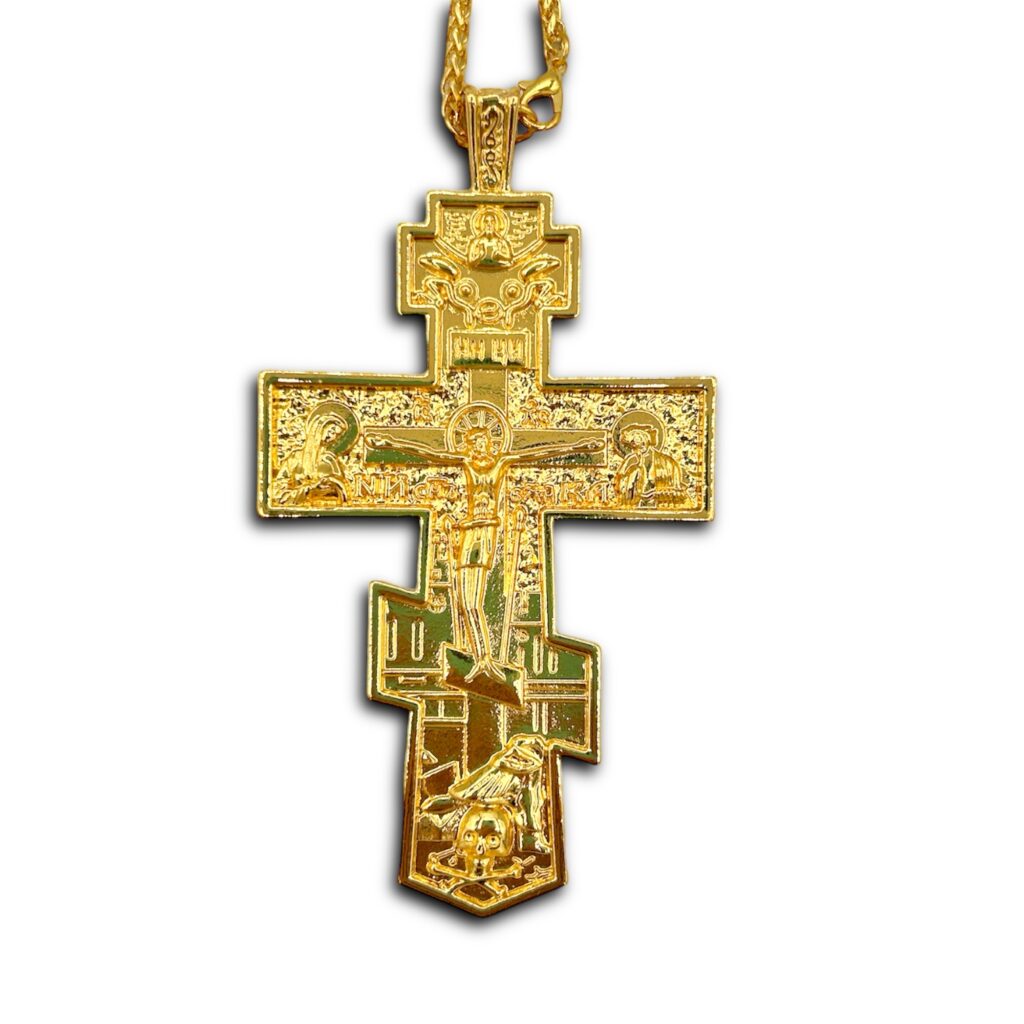 3 Bar Priest Pectoral Cross – Holy Archangel Candles