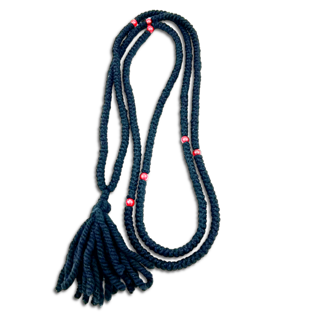 Prayer Rope 400 knots – Black Wool – Holy Archangel Candles
